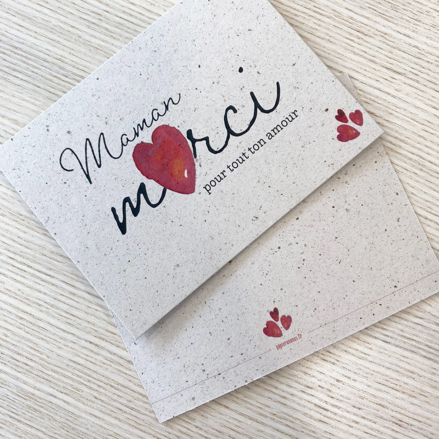 Carte Maman merci - Papier ananas