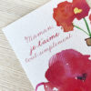 Carte Maman je t'aime - Papier ananas